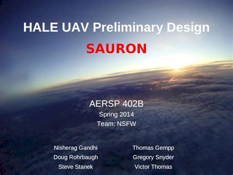 Ppt Hale Uav Preliminary Design Dokumentips