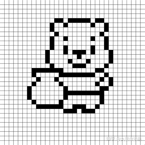 打卡1000幅像素画拼豆图纸分享第一弹1 5 知乎