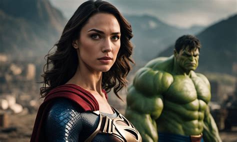 Gal Gadot As Superwoman And Hulk By Niklasarmex On Deviantart
