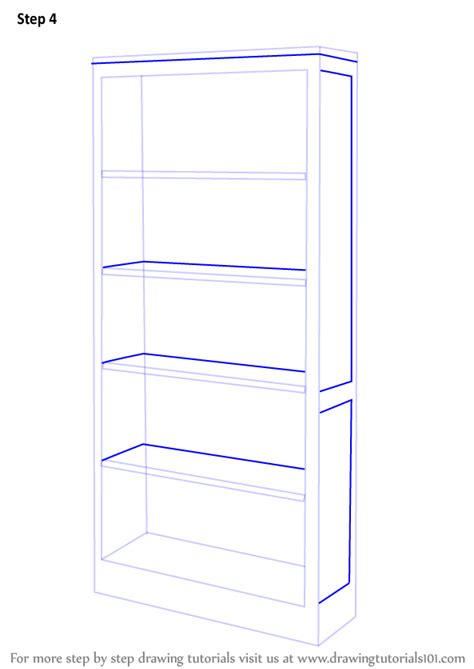 Simple Bookshelf Drawing