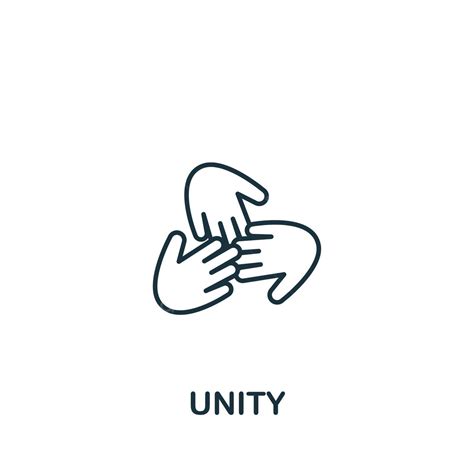Minimal Unity Icon Perfect For Templates Web Design And Infographics