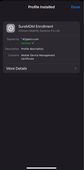 Enrollment Using Suremdm Agent