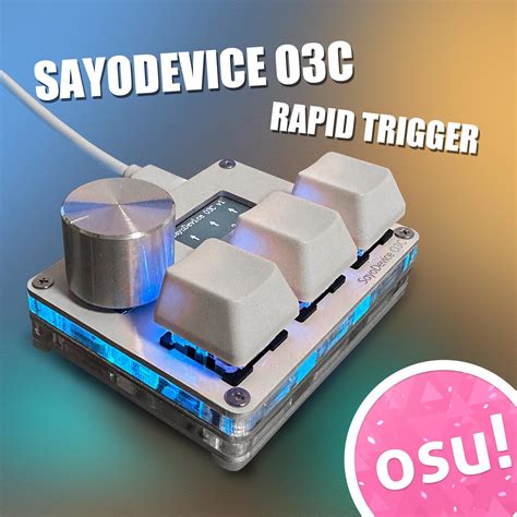 Getuscart Btxetuel Sayodevice Osu O3c Rapid Trigger Hall Switches Magnetic Linear Switches