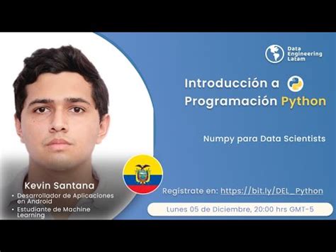 Introducción a Programación Python Numpy para Data Scientists YouTube