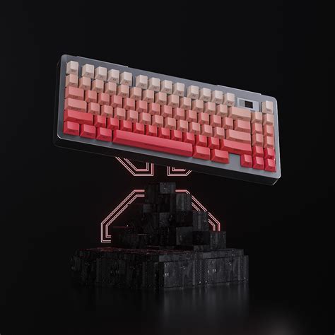 产品键盘3d渲染 游杉杉 站酷zcool