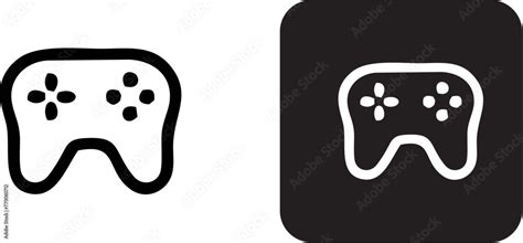 Gamepad Joypad Icon Set Gamepads Video Game Controller Linear Icons Line With Editable