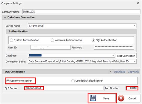 Cloud Database Connection Login Qne Optimum Sdn Bhd
