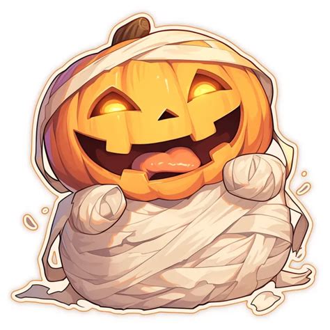 Halloween 2024 Stickers Midjourney Prompt