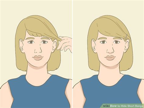 Easy Ways To Hide Short Bangs WikiHow