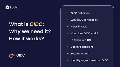 What Is Oidc From Why We Need It To How It Works · Logto Blog What Is Oidc From Why We Need It To How It Works · Logto Blog