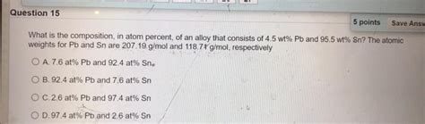 Solved Question 15 5 Points Save Ansy What Is The Chegg Com