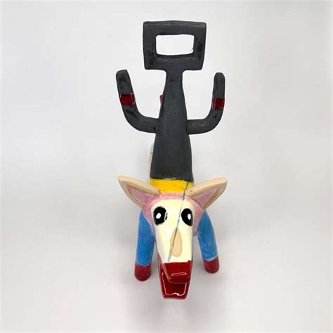 Crazy Ned Riding Three Legged Dingo Stefan Magers Art