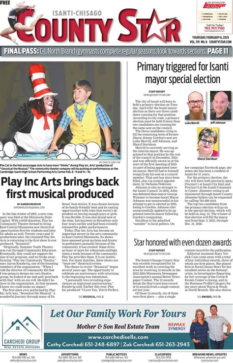 Isanti Chisago County Star February 6 2025 E Edition E Edition