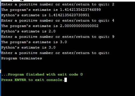 Solved Package Newtons Method For Approximating Square Roots Case