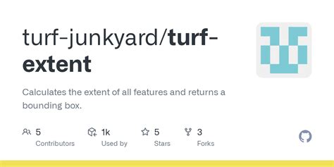 Github Turf Junkyard Turf Extent Calculates The Extent Of All Features And Returns A Bounding
