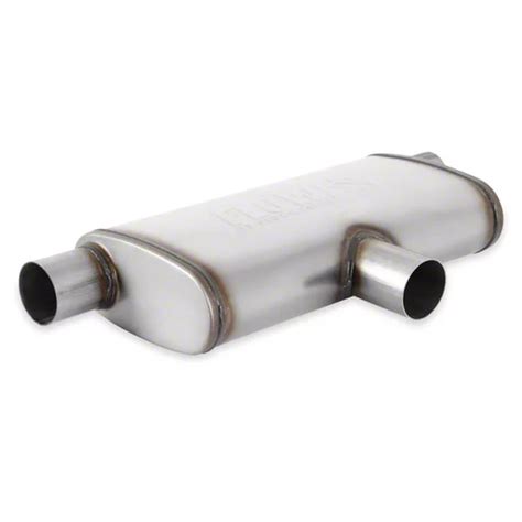 Flowmaster Challenger Flowfx Transverse Oval Muffler 2 50 Inch Inlet 2