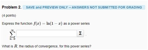 Problem 2 SAVE And PREVIEW ONLY ANSWERS NOT StudyX
