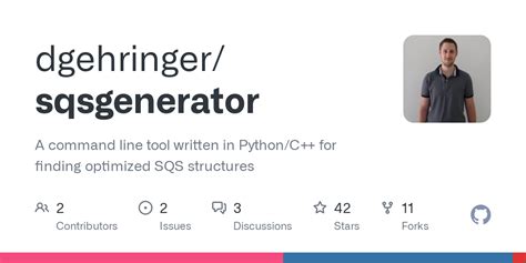 Sqsgeneratordocsrequirementstxt At Master · Dgehringersqsgenerator
