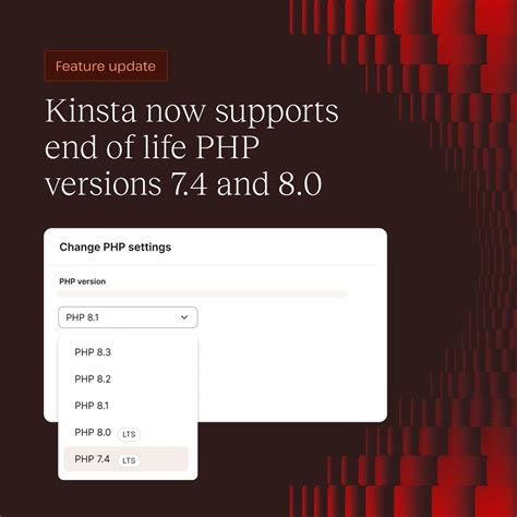 Kinsta® On Linkedin Can I Still Run An Older Version Of Php On Kinsta