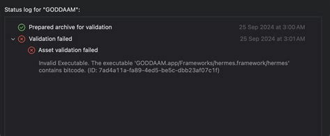 Invalid Executable The Excecutabl Apple Developer Forums