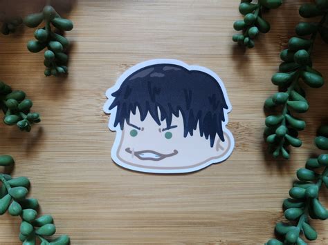 Toji Fushiguro Chibi Vinyl Sticker Etsy