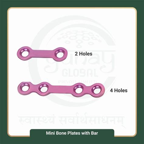 Mini Bone Plate Titanium No Of Holes 4 Holes At Rs 300 In Surat