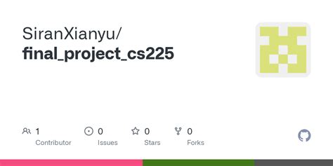 Github Siranxianyufinalprojectcs225