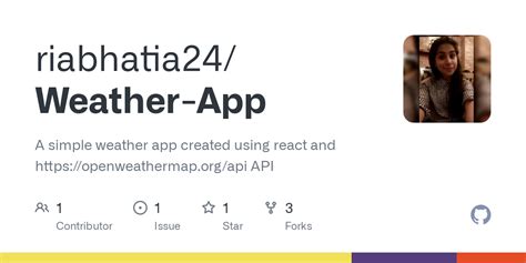 Github Riabhatia24weather App A Simple Weather App Created Using