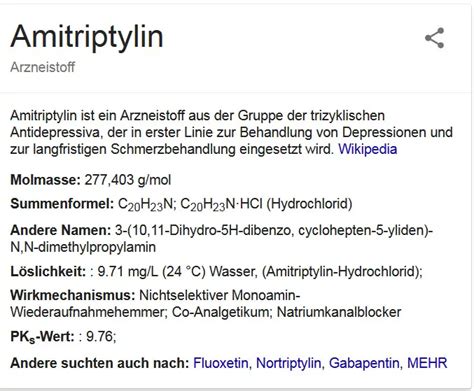 Amitriptylin Im Überblick Einsatz Dosierung Nebenwirkungen
