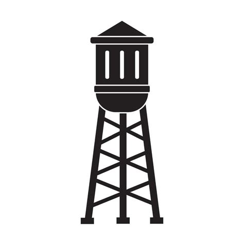 Water Tank Icon Illustration Design Template 45896702 Vector Art At