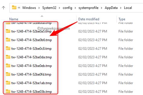 Empty TW TMP Folders In System Directory In Windows
