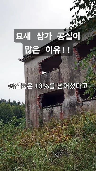 요새 상가 공실이 많은 이유 상가 Youtube