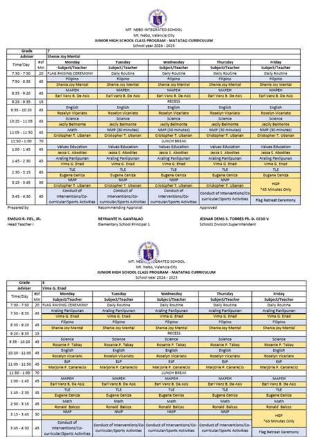 Classroom Program Pdf Schools Educational Institutions