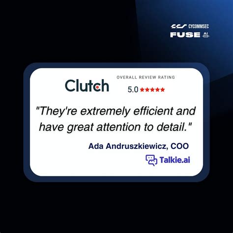 Clutch Cycommsec Customerfeedback Cybersecurity Cycommsec