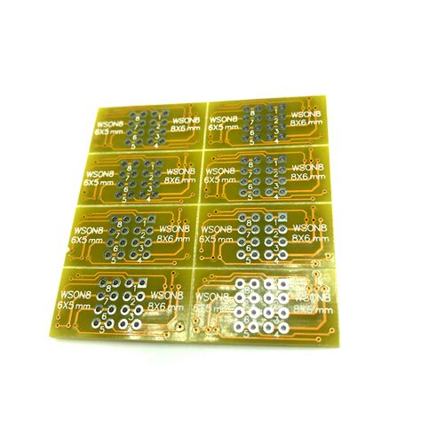 Wson8贴片转直插转接板dfn转接 25 Flash Sop转dip转接座 虎窝淘