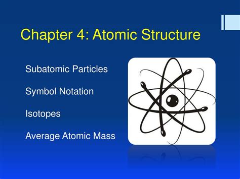 PPT Chapter Atomic Structure PowerPoint Presentation Free Download ID