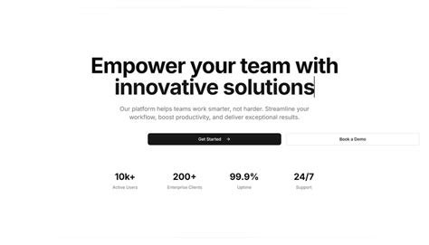 Hero Section Shadcn Blocks 40 In The Marketing Package