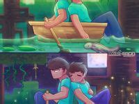Herobrine X Steve Ideas Minecraft Comics Minecraft Anime Minecraft Drawings