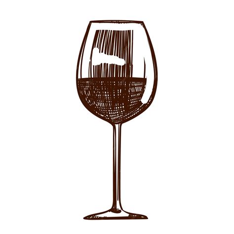 Premium Vector Wine Glass Illustration Winemaking Products In Sketch