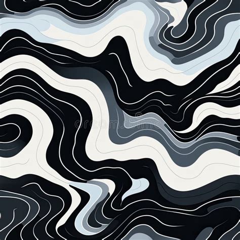 Topographic Map Background Concept Rendering Abstract Illustration Abstract Illustration