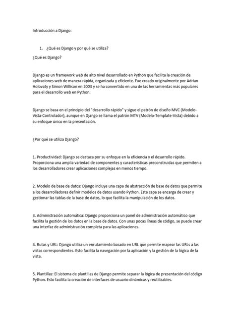 django pdf software ingeniería de software