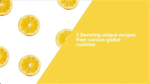 Template Slide Makanan Tema Lemon Autoppt