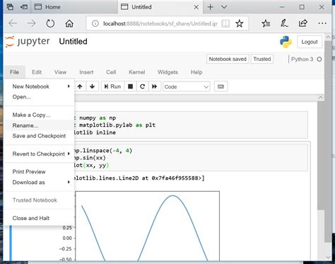 Jupyter のテスト — E Learning Python Virtual Machine Setup Beta ドキュメント