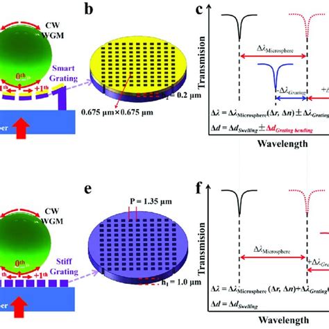 Schematic Of The Design Of The Smart Grating Coupled Wgms Microcavity Download Scientific