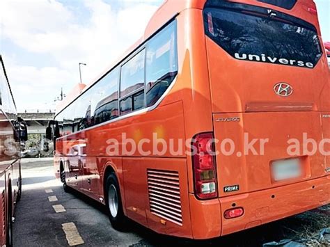 현대 유니버스 프라임 45인승 2015년 빨강 160 000km 중고버스는 Abc버스