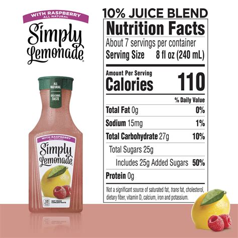 simply lemonade food label at beulah insley blog
