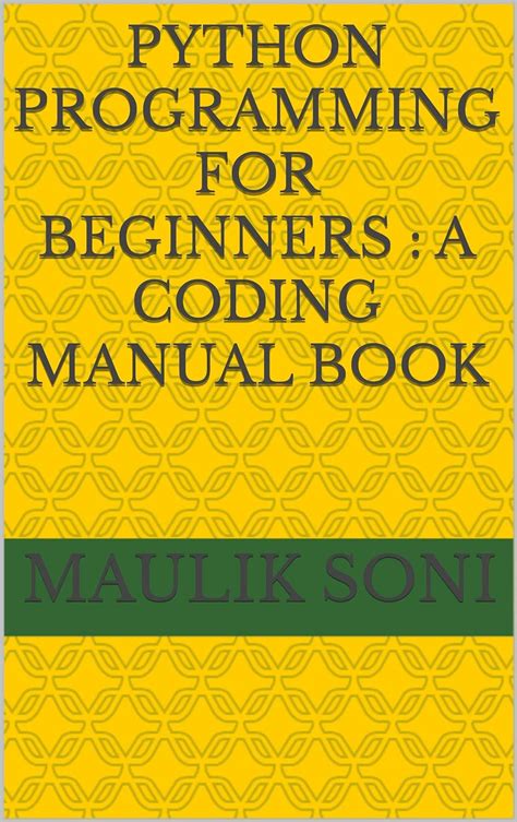 Amazon Python Programming For Beginners A Coding Manual Book