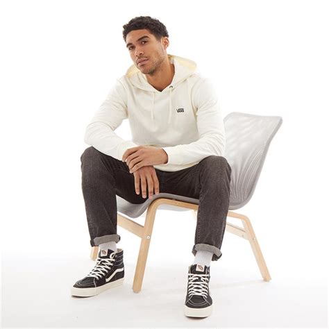 Buy Vans Mens Core Basic Pullover Fleece Hoodie Marshmallow