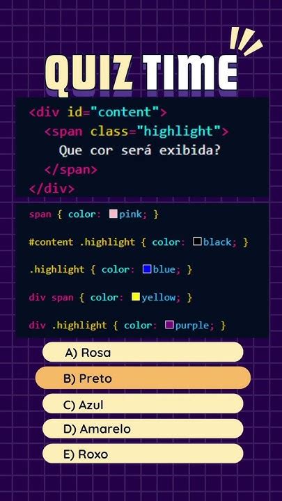 Essa é Nivel Hard Teste Seus Conhecimentos Sobre Especificidade Do Css