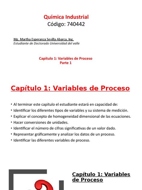 Variables De Proceso Pdf Medición Enseñanza De Matemática